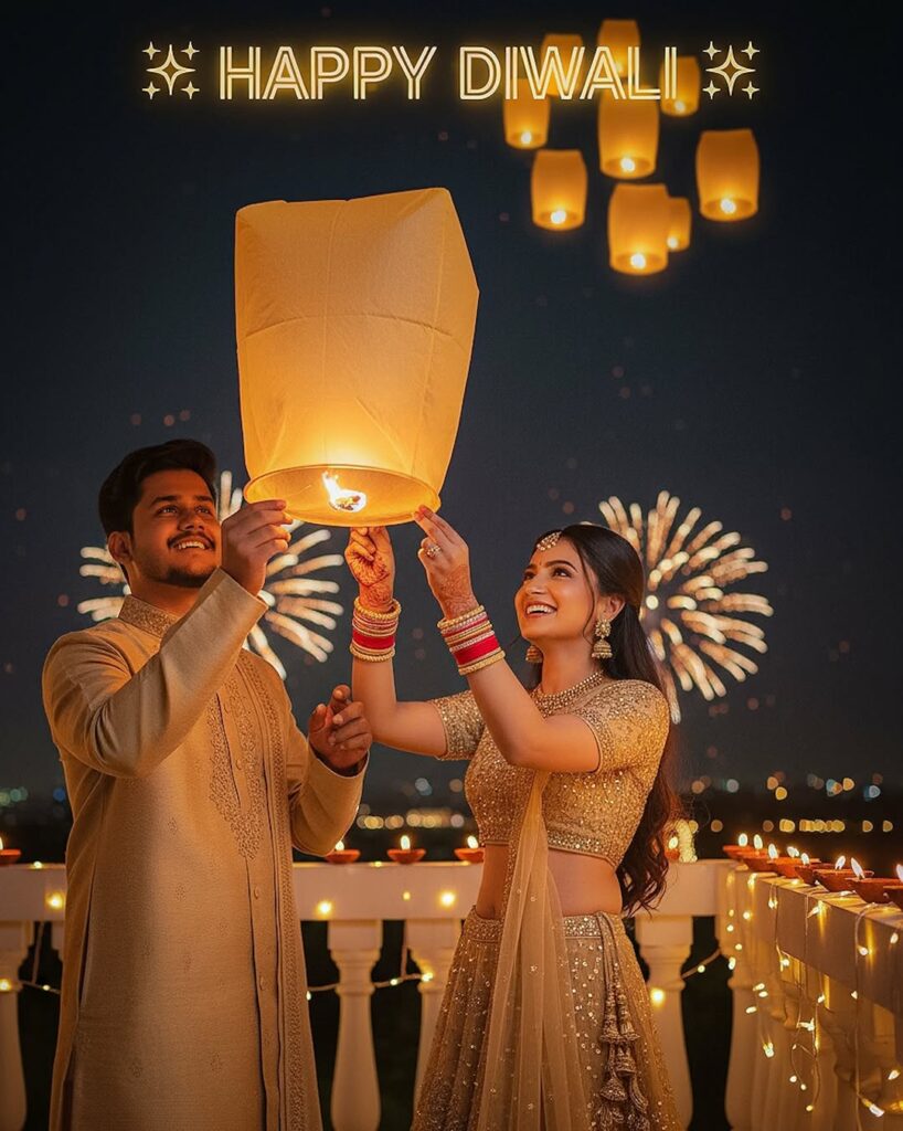 Top 100+ Diwali Couple Gemini Prompt For Photo Editing | Tahir Editz
