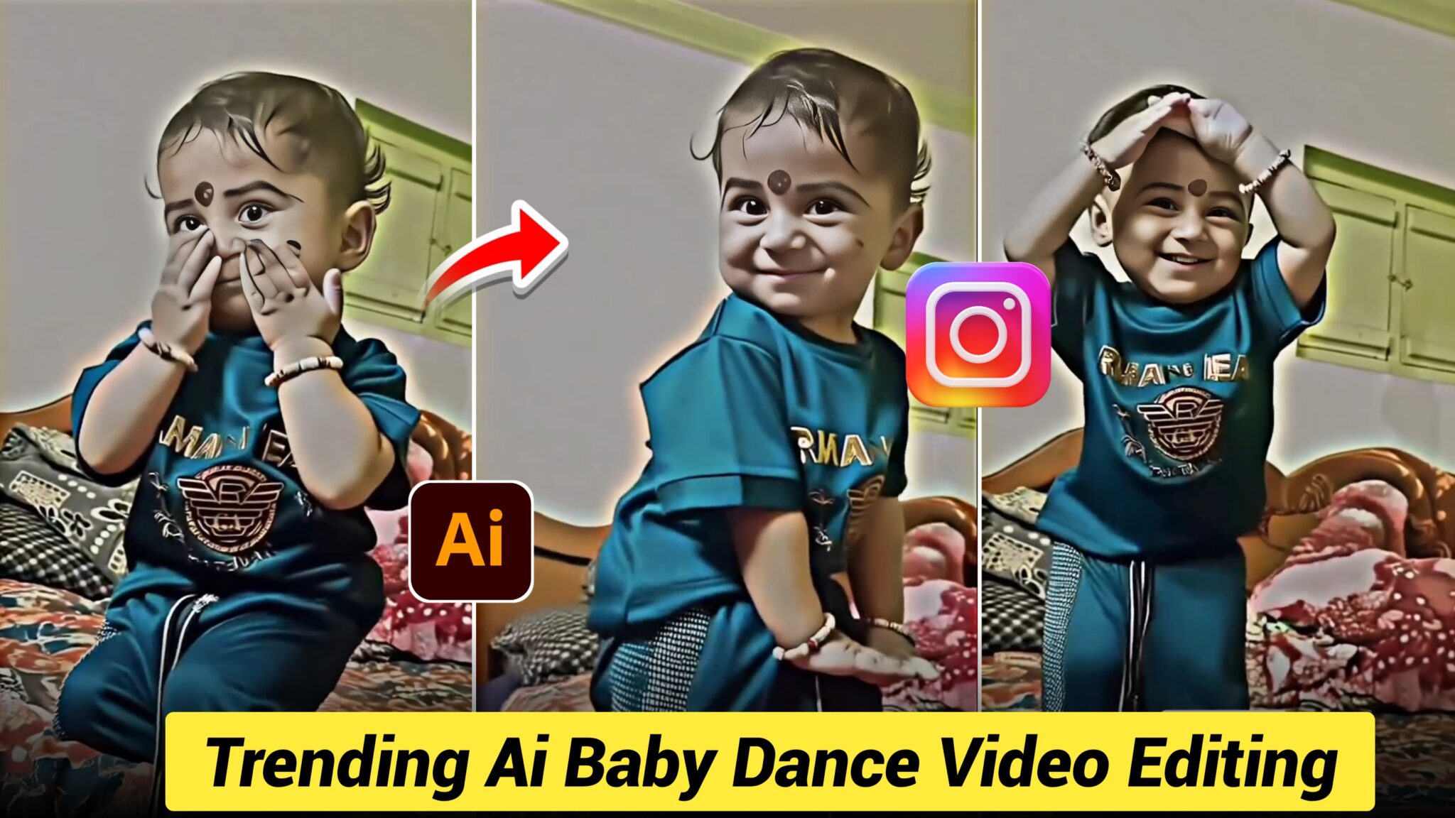Create Trending Ai Baby Dance Video Only 1 Click Me | Tahir Editz